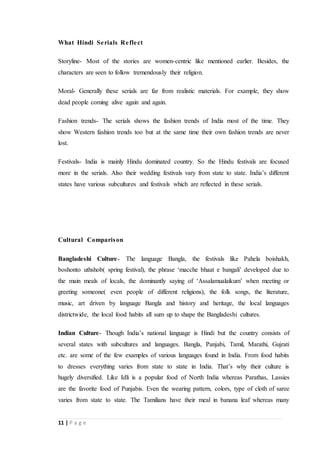 EFFECTS OF HINDI SERIALS ON BANGLADESHI | DOCX