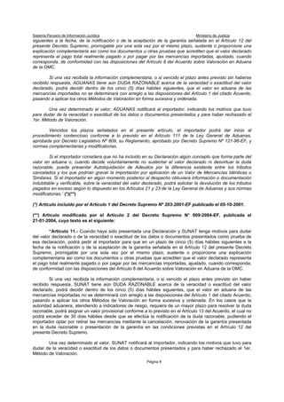 Valoración Aduanera 7 métodos aplicados | PDF