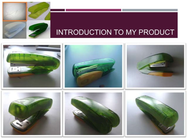 Design Skills 1 Product Breakdown - Stapler | PPT | Free Download