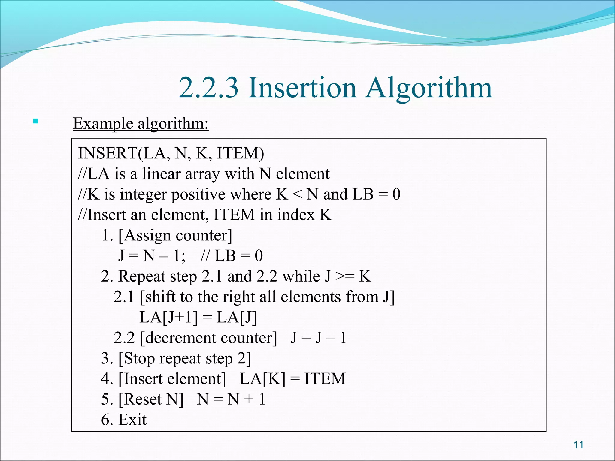 Data Structure and Algorithms Arrays | PPT Data Structure and Algorithms Arrays | PPT