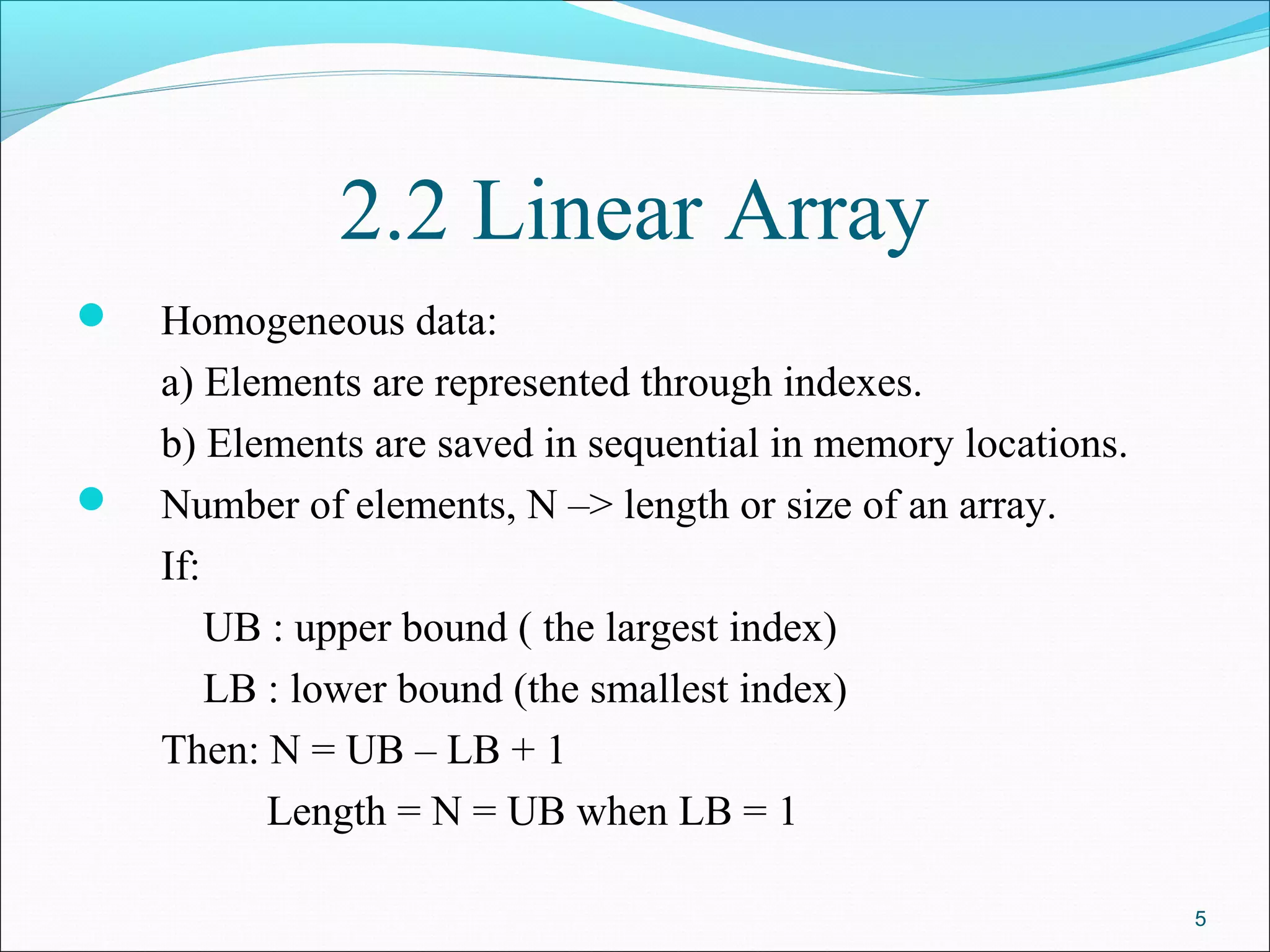 Data Structure And Algorithms Arrays Ppt 