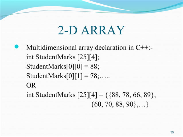 Data Structure And Algorithms Arrays Ppt Programming Languages Computing