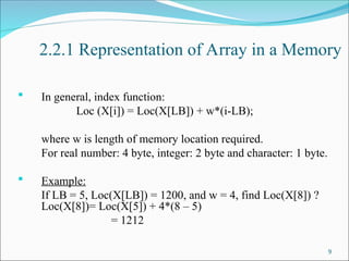 ds 2-Arrays and its types and operations | PPT