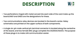 DS200ACNAG1A - ARCNET Connection Card | PPTX | Computer Networking ...