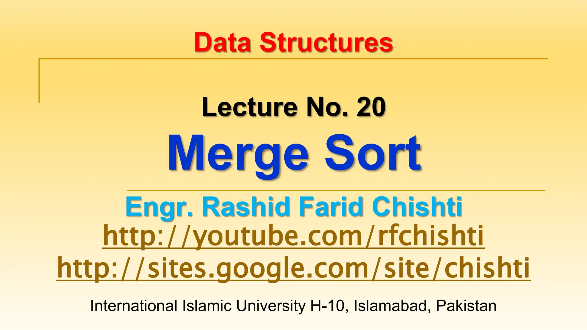 Data Structures and Agorithm: DS 20 Merge Sort.pptx