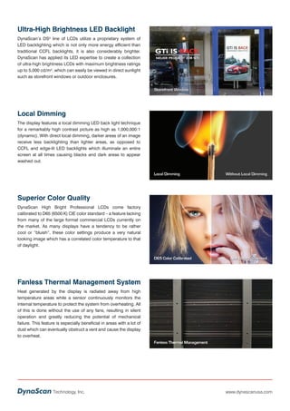 DynaScan High Brightness LCDs | PDF | Computer Peripherals | Computing