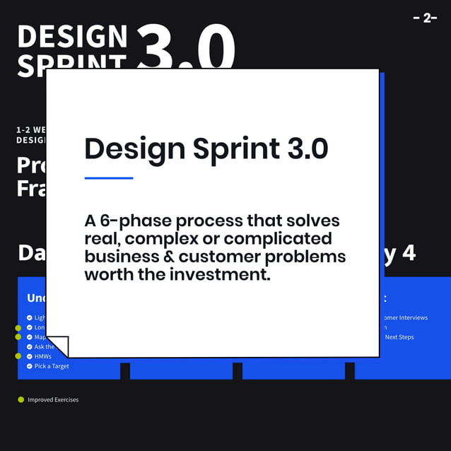 Design Sprint 3.0 vs Design Sprint 1.0 (SPRINT Book) | PDF | Business ...