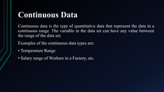 Different types of data. Qualitative, Quantitative, Ordinal, Nominal ...