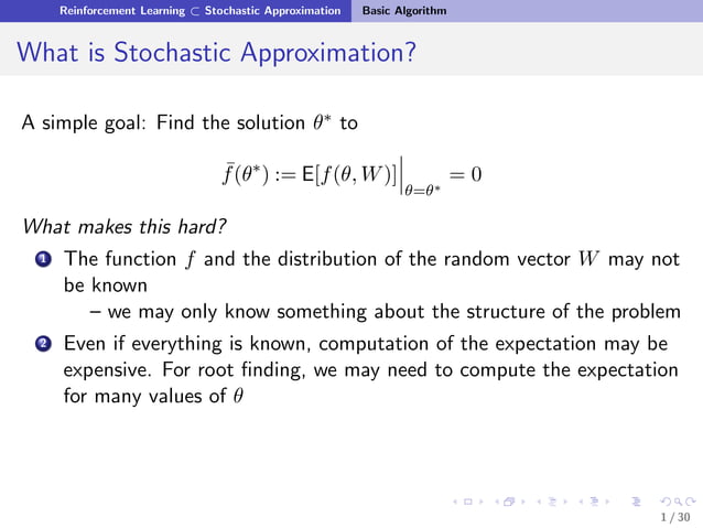 Reinforcement Learning: Hidden Theory and New Super-Fast Algorithms | PPT