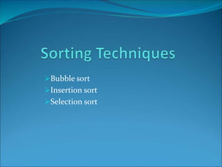 ds 3Sorting.ppt