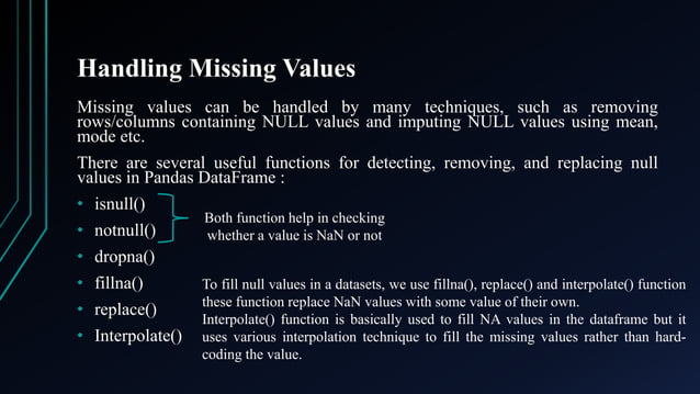 Data Science- Data Preprocessing, Data Cleaning. | PPTX | Databases | Computer Software and ...