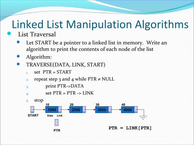 Data Structure And Algorithms Linked List Ppt 6192