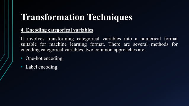 Data Preprocessing- Data transformation, Scaling, Normalization, Standardization. | PPTX ...