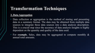 Data Preprocessing- Data transformation, Scaling, Normalization, Standardization. | PPTX