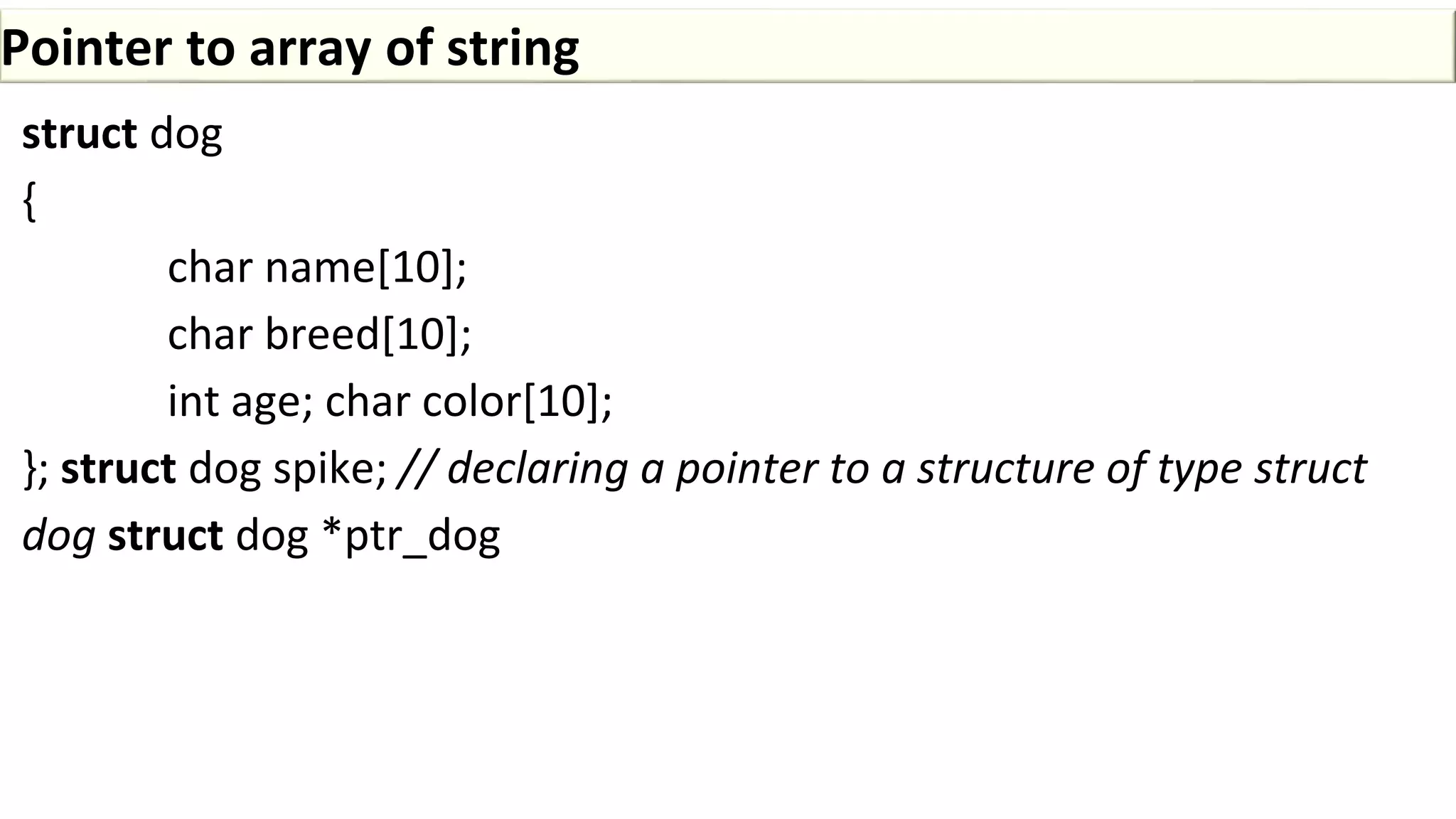 Introduction to Data Structure : Pointer | PPTX Introduction to Data Structure : Pointer | PPTX