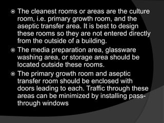 4068 plant tissue culture lab design | PPTX