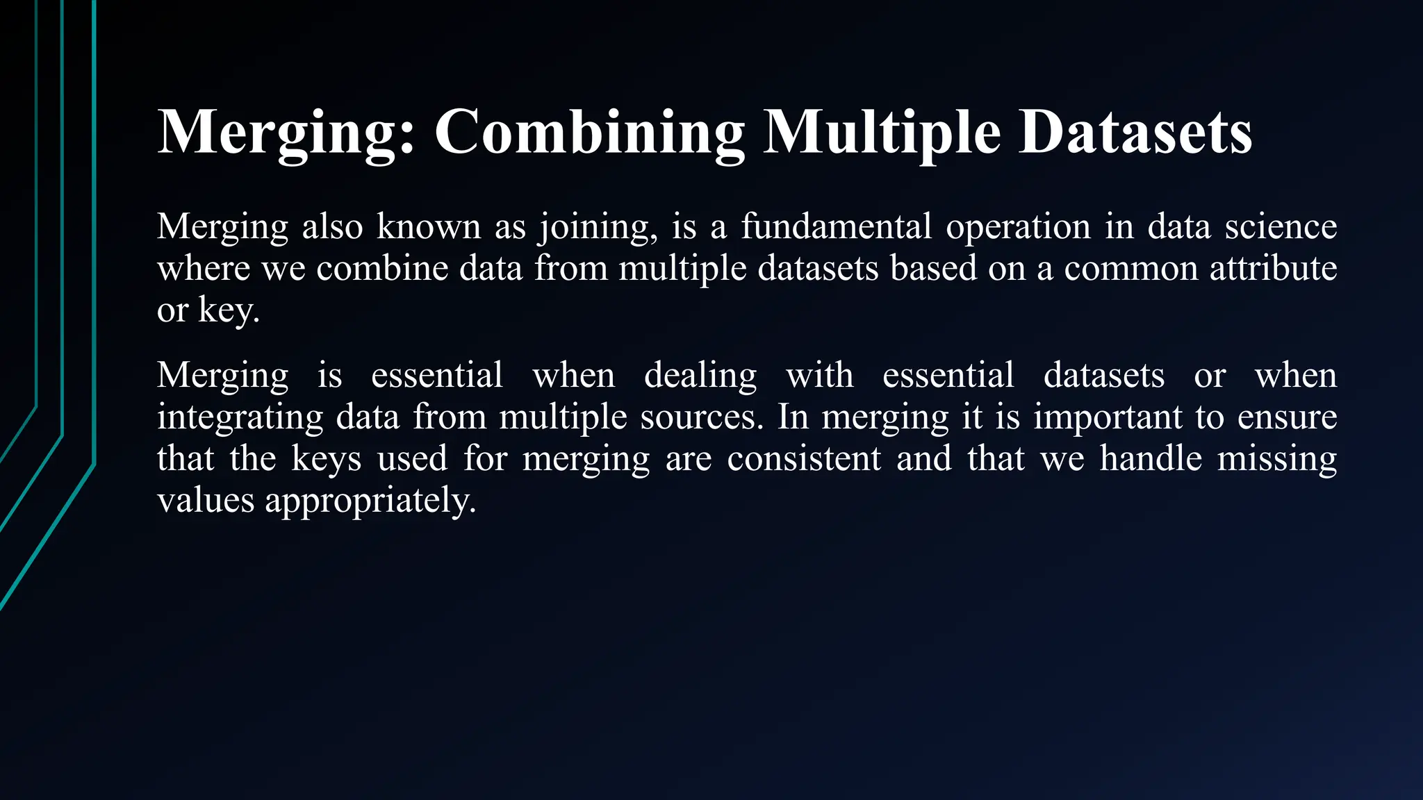 Data Preprocessing- Feature Selection and Merging. | PPTX