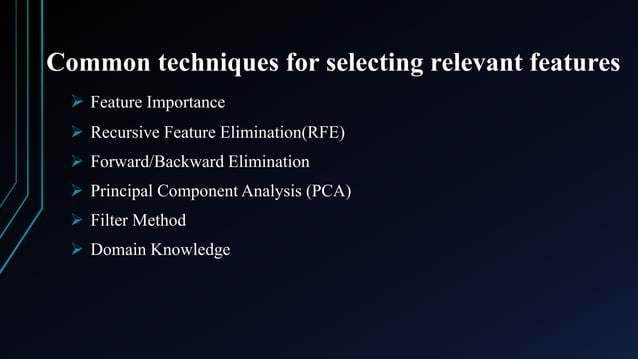 Data Preprocessing- Feature Selection and Merging. | PPTX