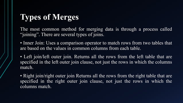 Data Preprocessing- Feature Selection and Merging. | PPTX