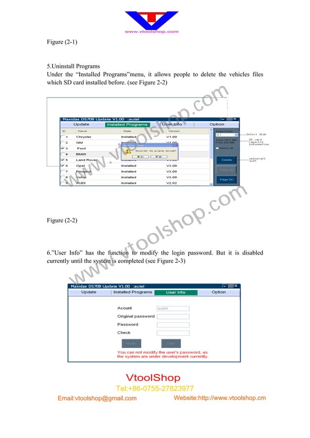Ds708 upgrade instructions | PDF