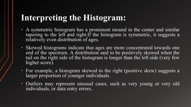 Visualization Techniques ,Exploratory Data Analysis(EDA), Histogram | PPTX