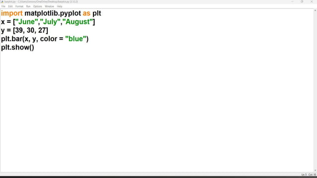 Visualization Techniques- Box plot, Line Chart, Scatter plot, Bar chart ...