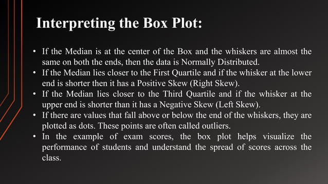Visualization Techniques- Box plot, Line Chart, Scatter plot, Bar chart. | PPTX | Technology ...