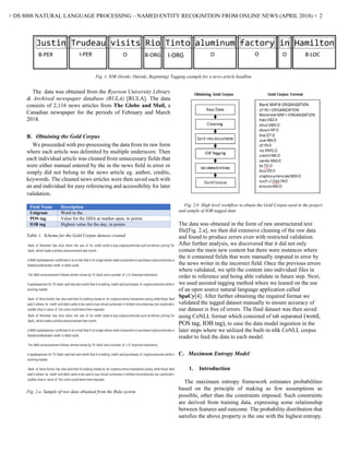 Named Entity Recognition from Online News | PDF