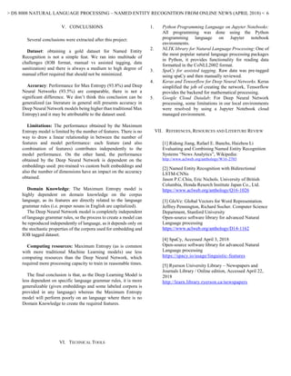 Named Entity Recognition from Online News | PDF