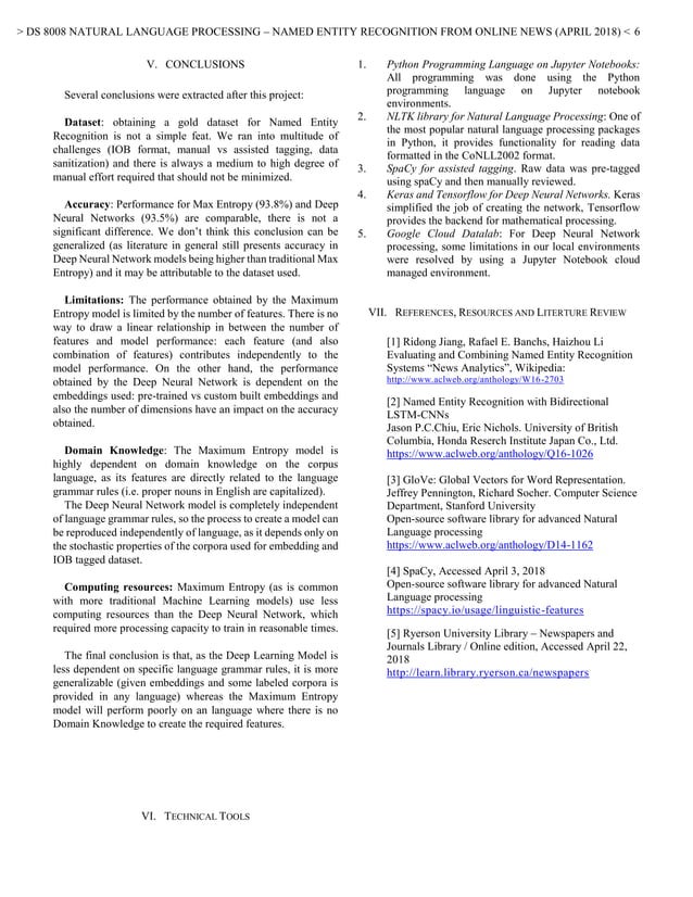 Named Entity Recognition from Online News | PDF