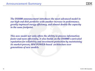 DS8800 Client Presentation | PPT