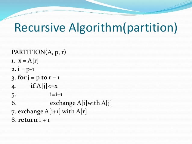 Data Structure and Algorithms Quick Sort