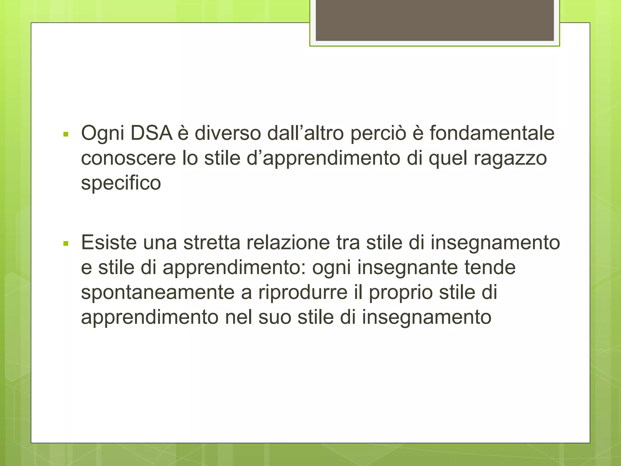 Dsa: strumenti operativi | PPTX