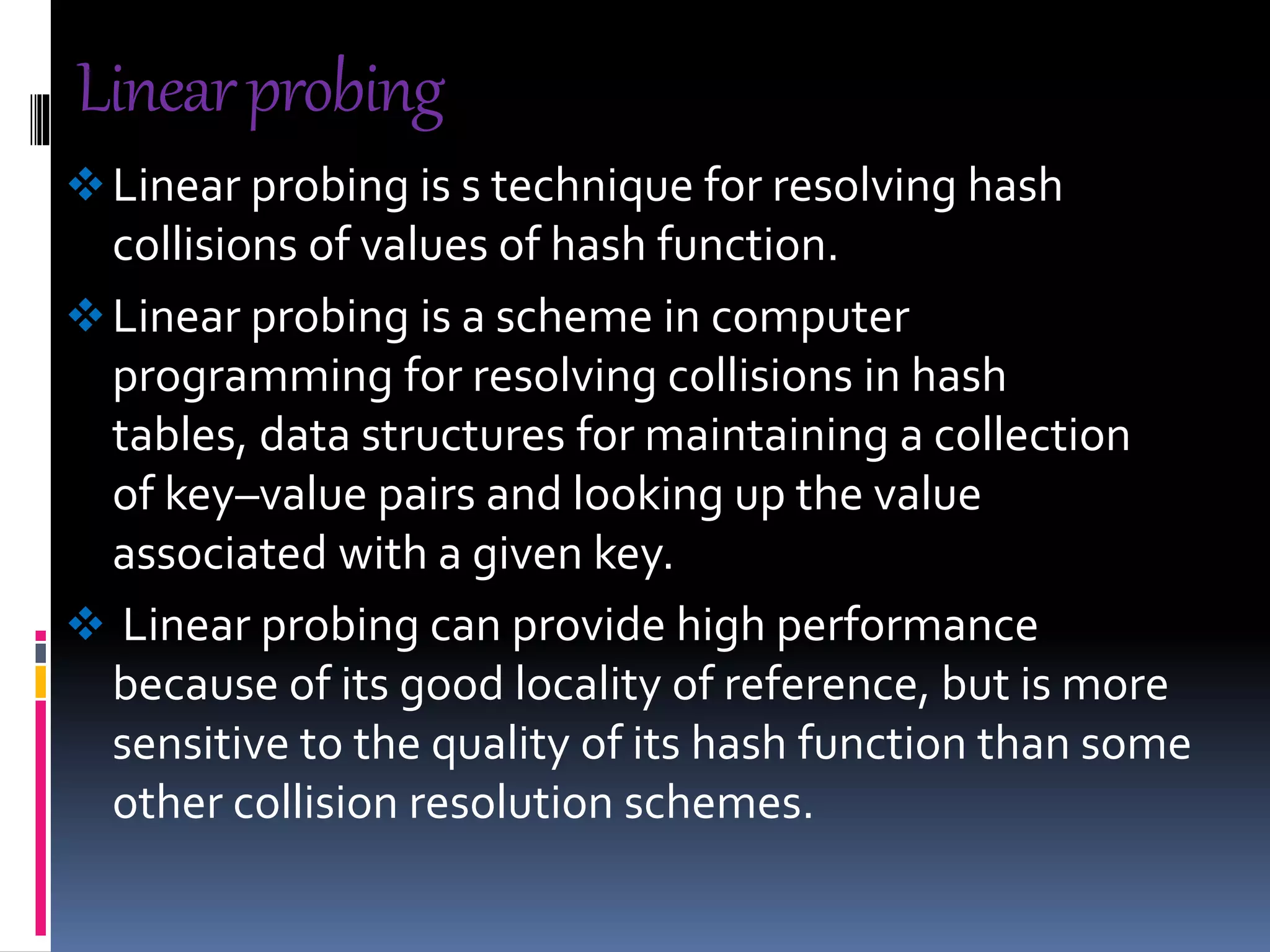linear probing | PPTX