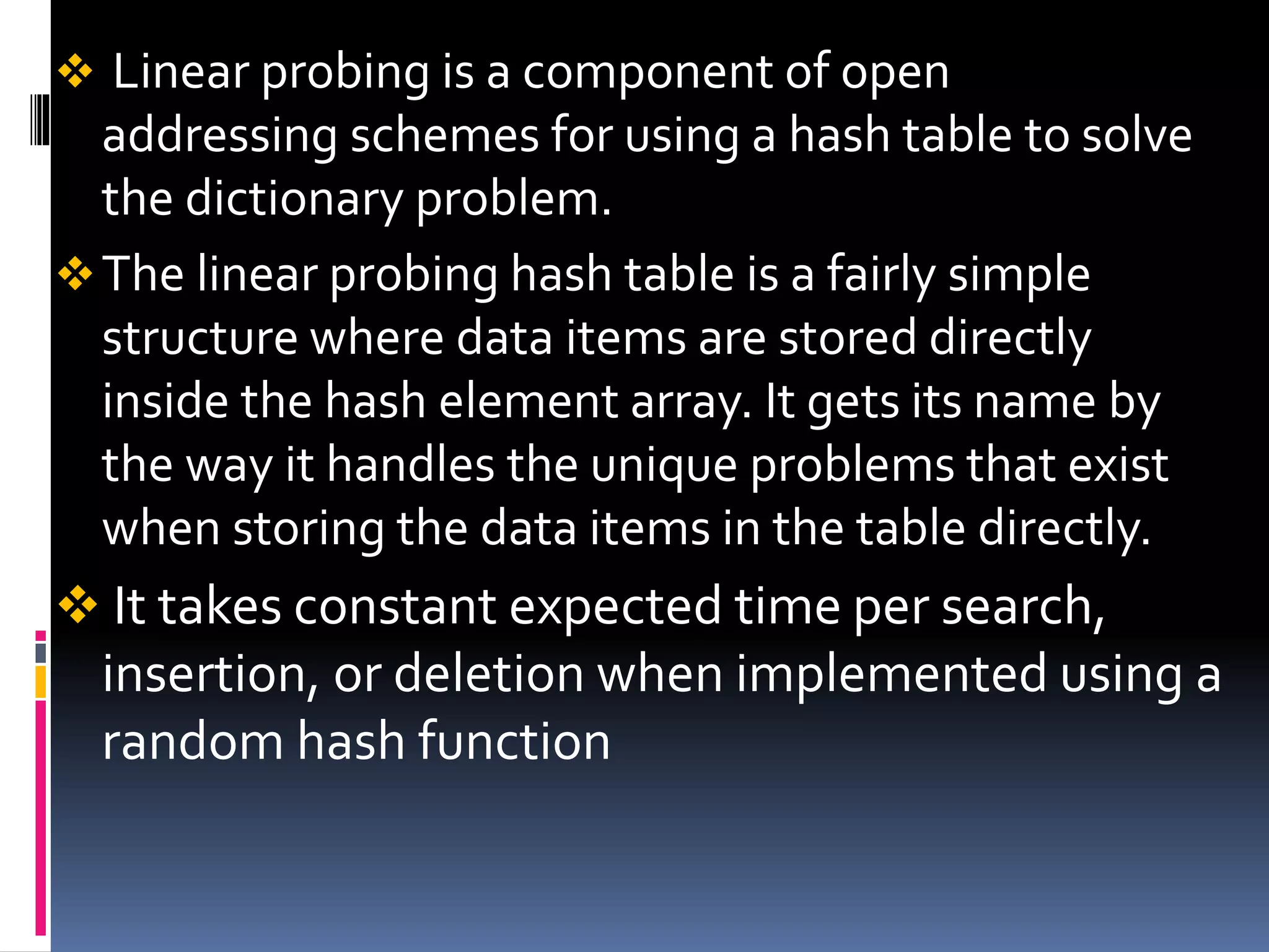 linear probing | PPTX