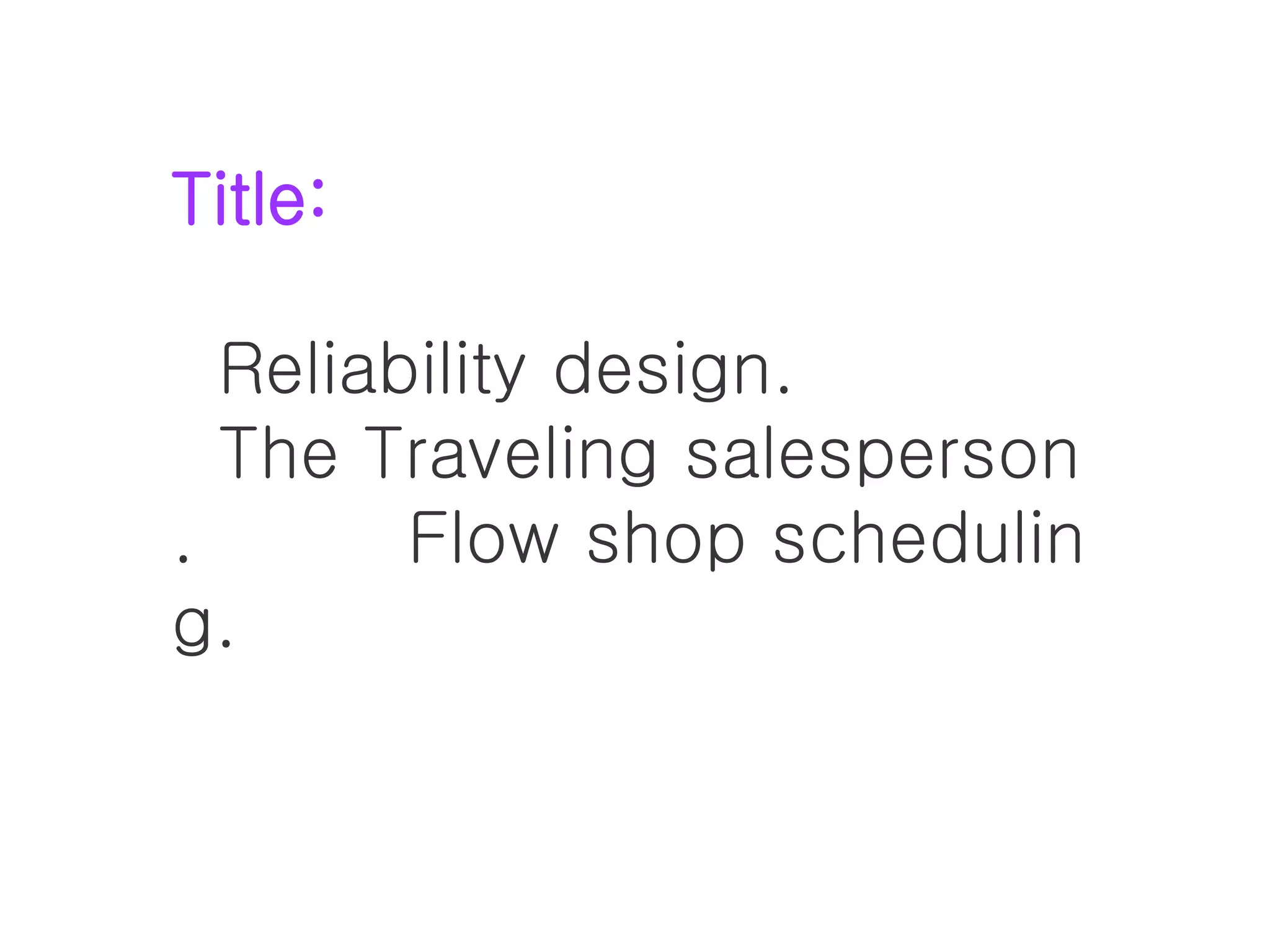Dynamic programming | PPT