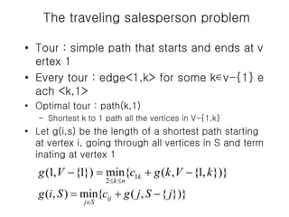 Dynamic programming | PPT