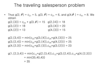 Dynamic programming | PPT