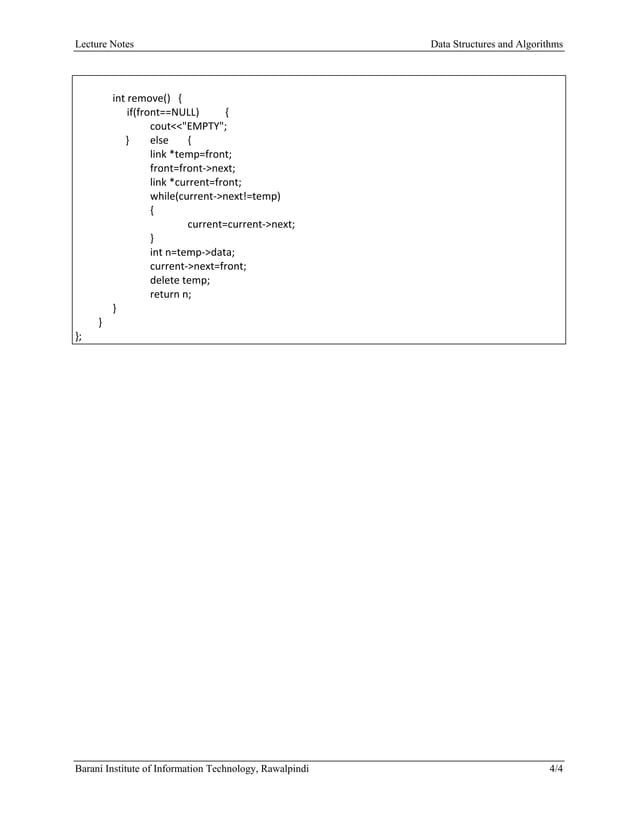 Dsa circular queue | PDF Dsa circular queue | PDF