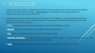 DSA - Copy.pptx | Databases | Computer Software and Applications