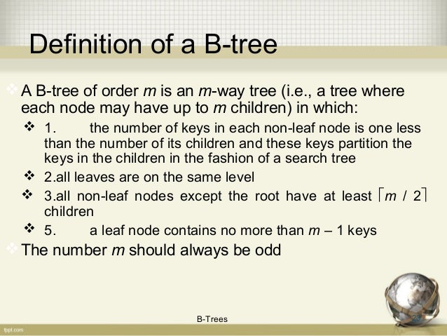 presentation on b tress. heap trees.hashing