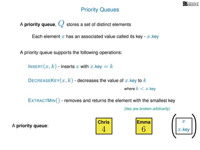 Shortest Paths Part 1: Priority Queues and Dijkstra's Algorithm | PDF