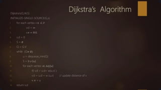 Single sources Shortest path Algorithm | PPT