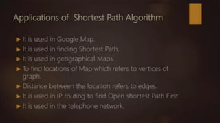 Single sources Shortest path Algorithm | PPT