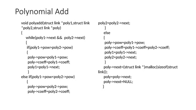 Data structure and algorithm list structures | PPT