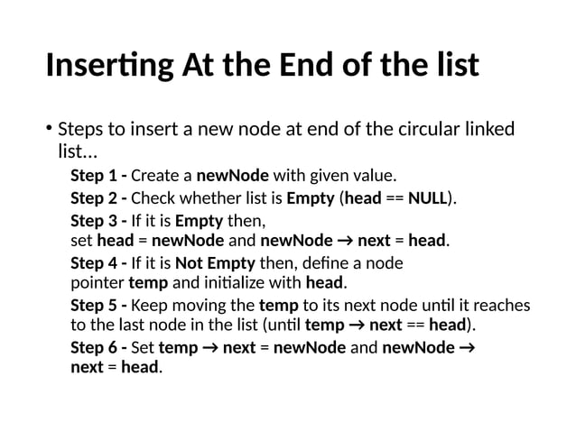 Data structure and algorithm list structures | PPT