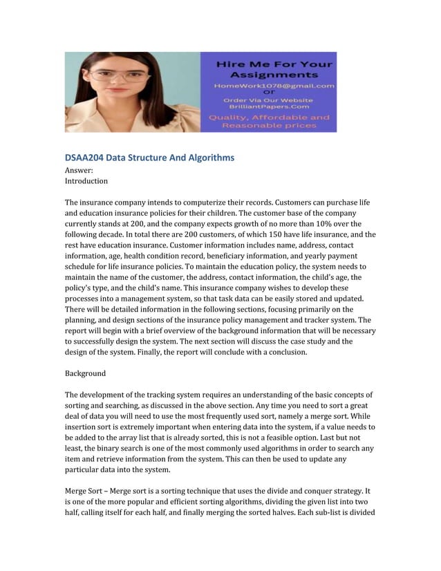 DSAA204 Data Structure And Algorithms.docx