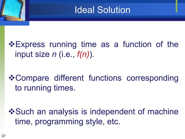 Data Structures and Algorithm Analysis | PPT