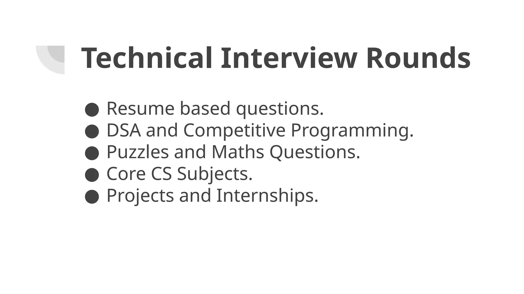 DSA and Career Guidance for freshers and Lateral hires | PPTX