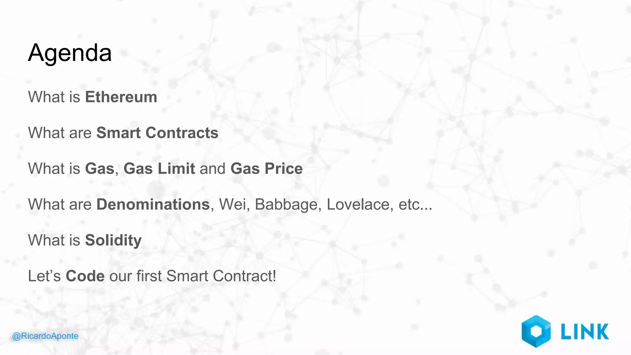 Create your first Smart Contract with Solidity | PPT